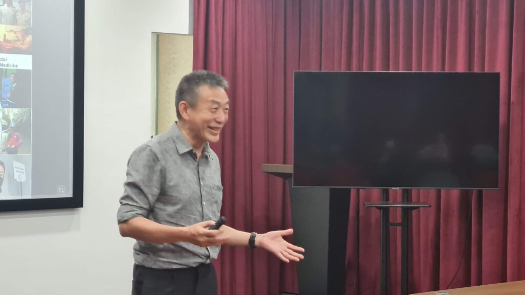 Prof David Koh sharing his experience with UM public health students ...