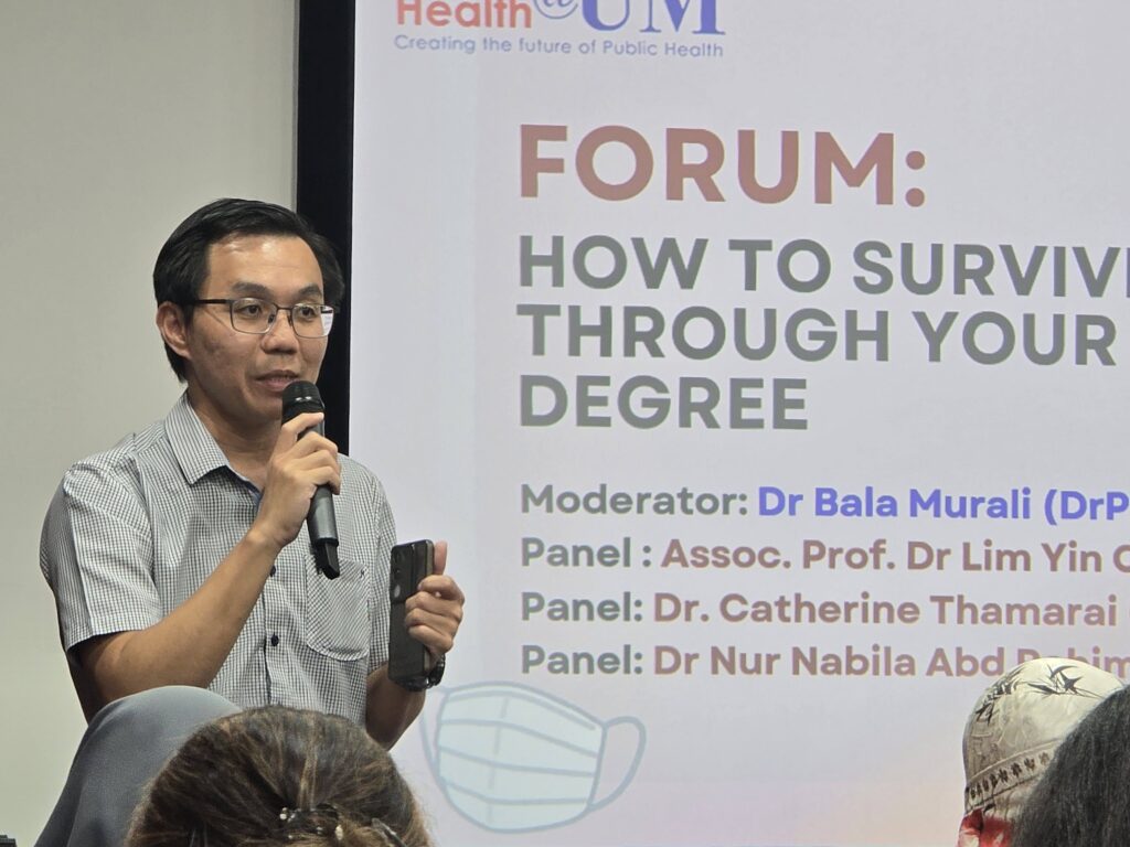 Forum on Academic Resilience: “How to Survive Through Your DrPH Degree ...